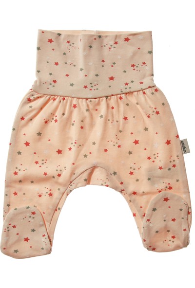 Antebies Yenidoğan Organik Somon Yıldız Patikli Alt