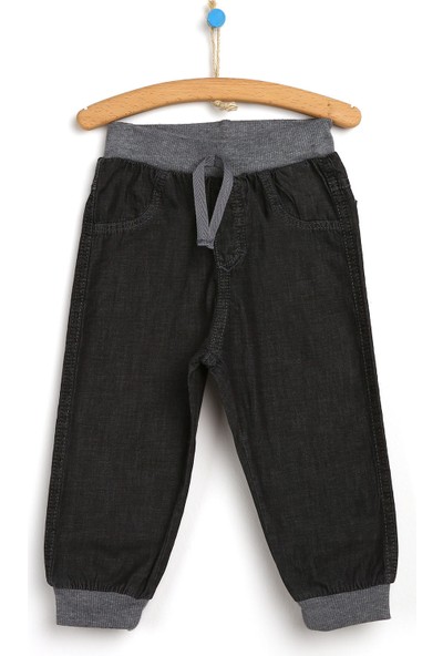 Hello Baby Basic Ribanalı Denim Pantolon