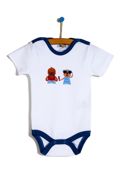Hello Baby Baskı Kısa Kol Body