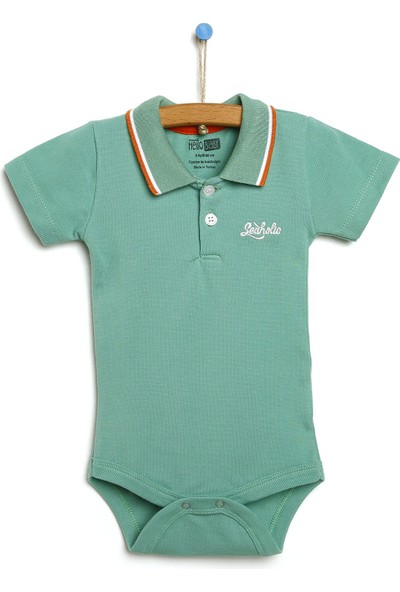 Hello Baby Polo Yaka Kısa Kol Body