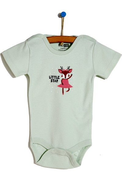 Hello Baby Baskı Kısa Kol Body