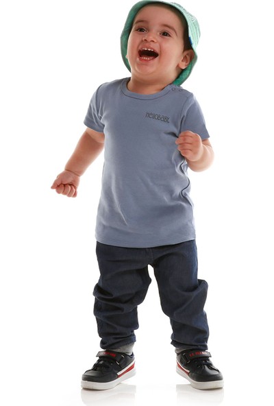 Hello Baby Basic Erkek Bebek Ribana Tshirt Hello Baby Basic Erkek Bebek Ribana Tshirt