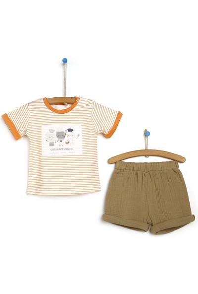Hello Baby Mini Chef Tshirt-Şort
