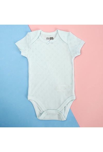 Hello Baby Jakarlı Jakarlı Kısa Kol Body Hello Baby Jakarlı Jakarlı Kısa Kol Body