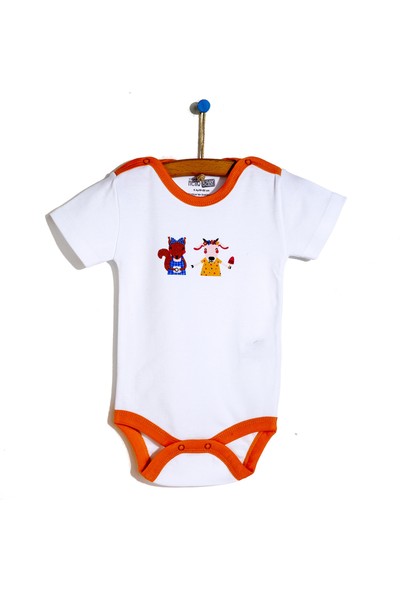 Hello Baby Baskı Kısa Kol Body