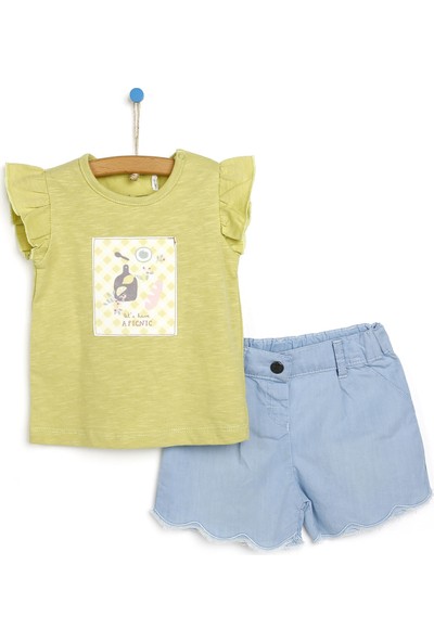 Hello Baby Summer Picnic Tshirt-Şort Hello Baby Summer Picnic Tshirt-Şort