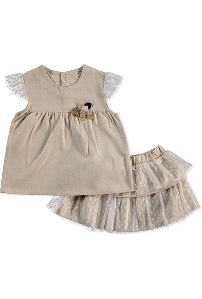 Mymio Keten Kız Bluz-Etek