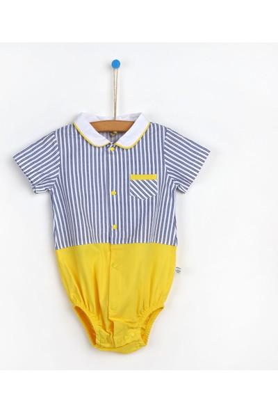 Mymio Çizgili Gömlek Body