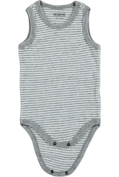 Hello Baby Bebek Çizgili Ribana Atlet Çıtçıtlı Yaka Tek Body Hello Baby Bebek Çizgili Ribana Atlet Çıtçıtlı Yaka Tek Body