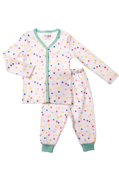 Hello Baby Basic Kız Bebek Çıtçıtlı Pijama Takımı