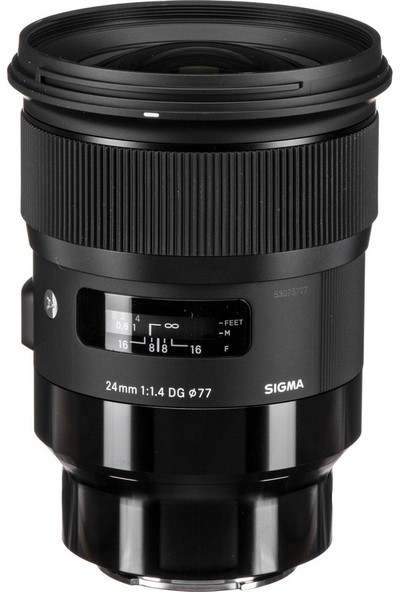 Sigma 24MM F / 1.4 Dg Hsm Sanat Lens - Siyah (Sony E) (Yurt Dışından) Sigma 24MM F / 1.4 Dg Hsm Sanat Lens - Siyah (Sony E) (Yurt Dışından)