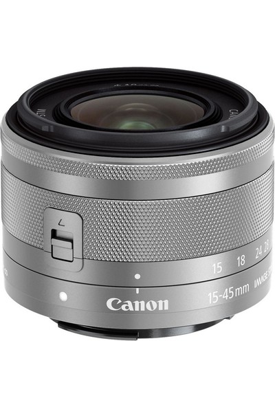 Canon Ef-M 15-45MM F / 3.5-6.3 Stm Lens - Gümüş (Beyaz Kutu) (Yurt Dışından) Canon Ef-M 15-45MM F / 3.5-6.3 Stm Lens - Gümüş (Beyaz Kutu) (Yurt Dışından)