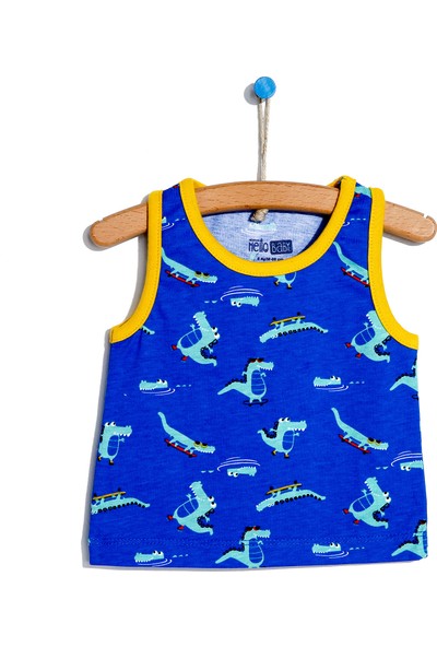 Hello Baby Basic Erkek Bebek Atlet Tshirt