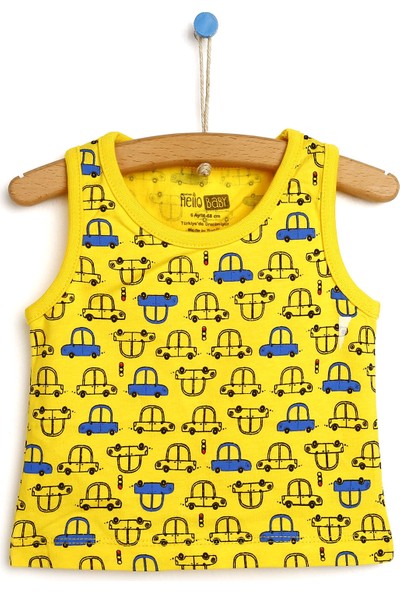 Hello Baby Basic Erkek Bebek Atlet Tshirt