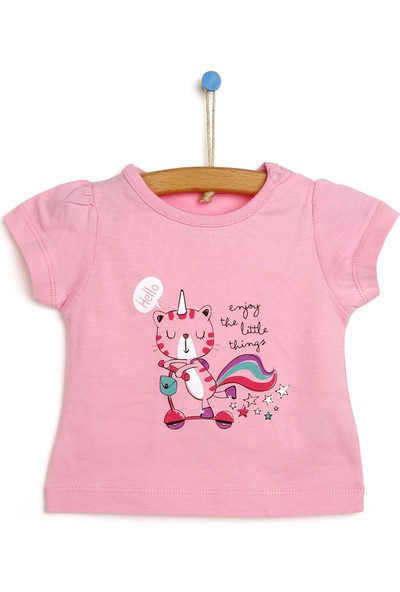 Hello Baby Basic Kız Bebek Tshirt