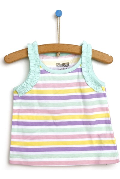 Hello Baby Basic Kız Bebek Atlet Tshirt