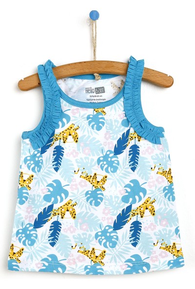 Hello Baby Basic Kız Bebek Atlet Tshirt