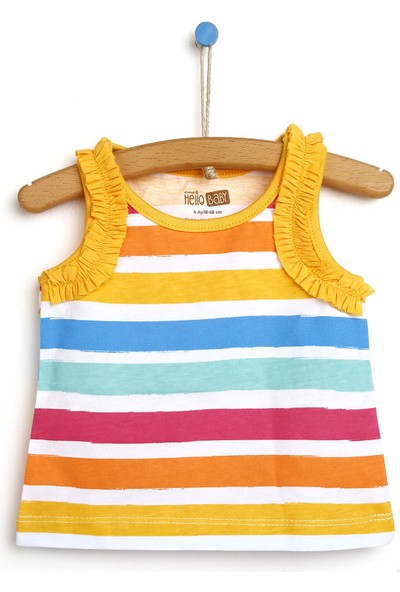 Hello Baby Basic Kız Bebek Atlet Tshirt