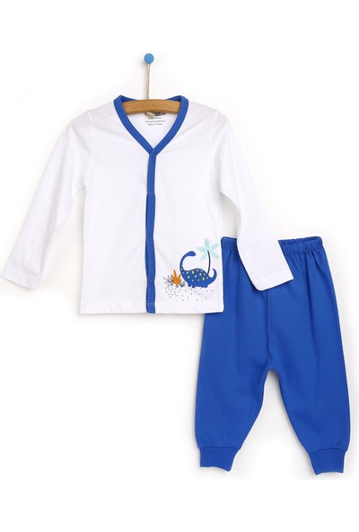 Hello Baby Basic Erkek Bebek Baharlık Çıtçıtlı Pijama Takımı Hello Baby Basic Erkek Bebek Baharlık Çıtçıtlı Pijama Takımı