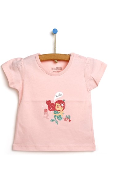 Hello Baby Basic Kız Bebek Tshirt