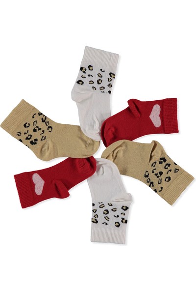 Aziz Bebe Kalp 3lü Soket Çorap