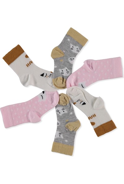 Aziz Bebe Kedi 3lü Soket Çorap