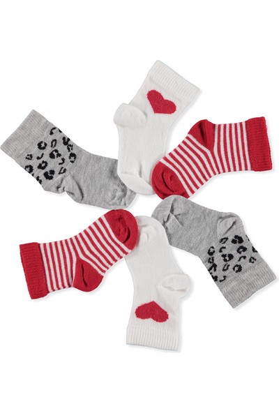 Aziz Bebe Kalp 3lü Soket Çorap