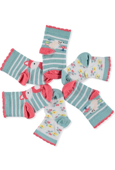Aziz Bebe Çiçek 3lü Soket Çorap Aziz Bebe Çiçek 3lü Soket Çorap