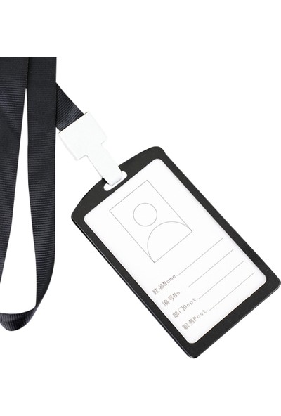 Nanstore Alüminyum Dikey Kimlik Kartı Kılıf Kapak Ipi (Yurt Dışından)