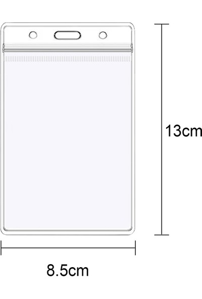 Nanstore Koruyucu Kılıf Suya Dayanıklı Pvc Yumuşak Kart Kılıf (Yurt Dışından)