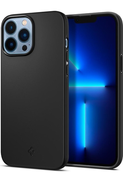 Spigen Apple iPhone 13 Pro Max Kılıf Thin Fit Black - ACS03674