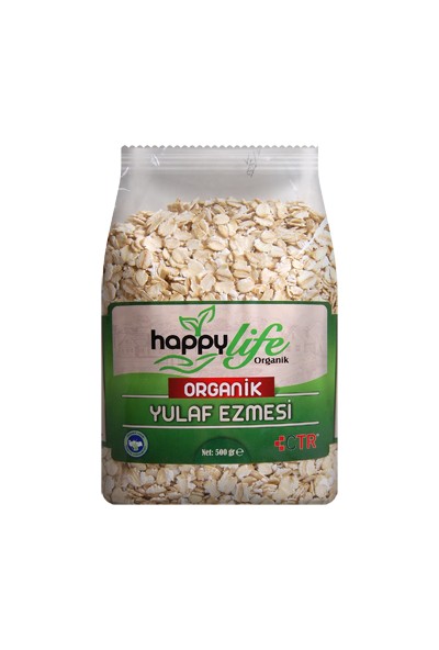Happy Life Organik Yulaf Ezmesi 500 gr Happy Life Organik Yulaf Ezmesi 500 gr