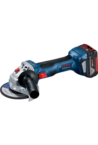 Bosch Gws 180 Li- 18 Volt 4 Amper Çift Batarya 125 mm Akülü Bosch Gws 180 Li- 18 Volt 4 Amper Çift Batarya 125 mm Akülü