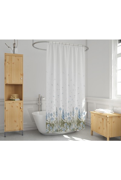 Zethome Evdy Banyo Duş Perdesi 2558 Çift Kanat 110 x 200 cm Zethome Evdy Banyo Duş Perdesi 2558 Çift Kanat 110 x 200 cm