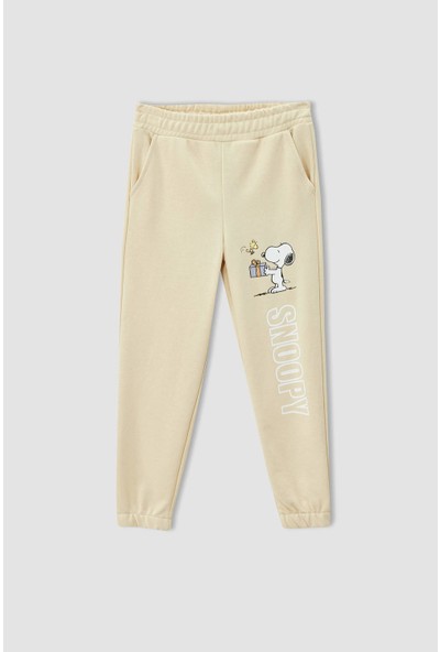 DeFacto Kız Çocuk Snoopy Lisanslı Jogger Eşofman Altı V4874A621WN