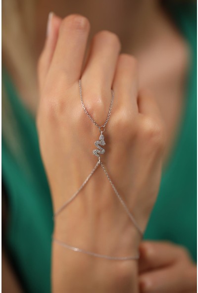 Ninova Silver Yılan Model Gümüş Italyan Şahmeran Ninova Silver Yılan Model Gümüş Italyan Şahmeran