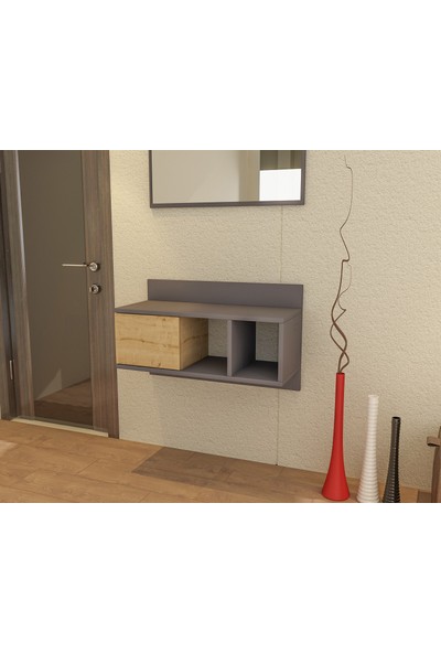 Cantek Yaris Dresuar Antrasit-Safir Meşe Cantek Yaris Dresuar Antrasit-Safir Meşe