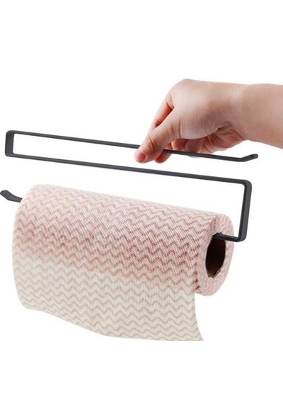 Keyfi Sepet Kağıt Havlu Fincan Kupa ve Çok Amaçlı Metal Askı Siyah Keyfi Sepet Kağıt Havlu Fincan Kupa ve Çok Amaçlı Metal Askı Siyah