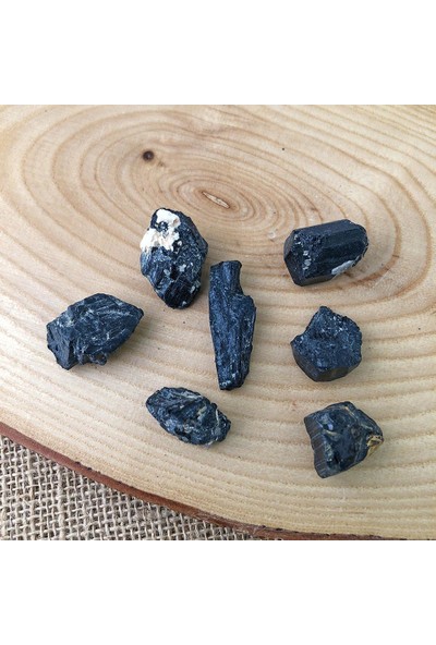 İmran Doğal Taş Doğal Ham Siyah Turmalin Taşı ( 2-3 Cm) - IMRKT00100 İmran Doğal Taş Doğal Ham Siyah Turmalin Taşı ( 2-3 Cm) - IMRKT00100