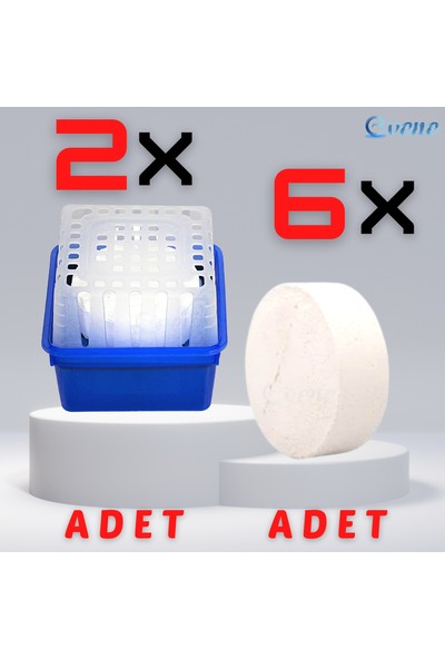 Evene Nem Alıcı 2 Cihaz Aparat ve 6 Yedek Tablet Rutubet Giderici Önleyici Emici Küf Engelleyici Evene Nem Alıcı 2 Cihaz Aparat ve 6 Yedek Tablet Rutubet Giderici Önleyici Emici Küf Engelleyici