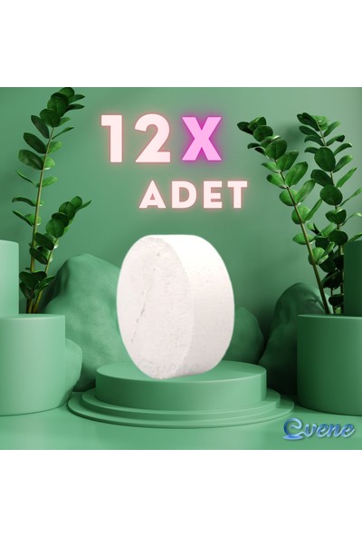 Evene Nem Alıcı 12 Adet 450 gr Yedek Tablet Rutubet Giderici Önleyici Emici Küf Engelleyici