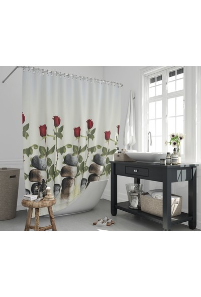 Zethome Jackline Banyo Duş Perdesi 12005 Tek Kanat 1X120X200 Zethome Jackline Banyo Duş Perdesi 12005 Tek Kanat 1X120X200