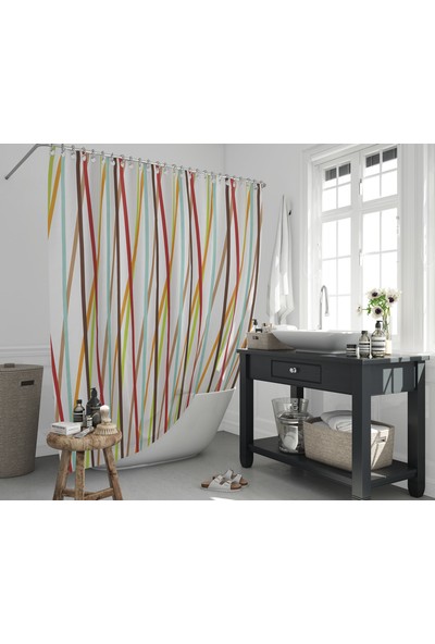 Zethome Jackline Banyo Duş Perdesi 6710 Tek Kanat 1X120X200 Zethome Jackline Banyo Duş Perdesi 6710 Tek Kanat 1X120X200