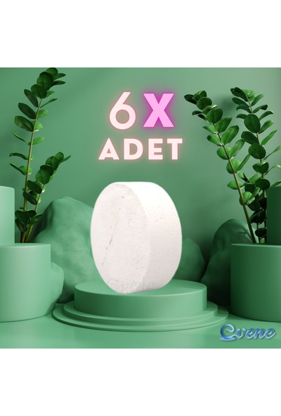 Evene Nem Alıcı 6 Adet 450 gr Yedek Tablet Rutubet Giderici Önleyici Emici Küf Engelleyici