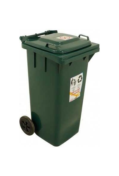 Sağlam Plastik Çöp ve Atık Konteyneri 120 Lt Tekerlekli Eko Sağlam Plastik Çöp ve Atık Konteyneri 120 Lt Tekerlekli Eko