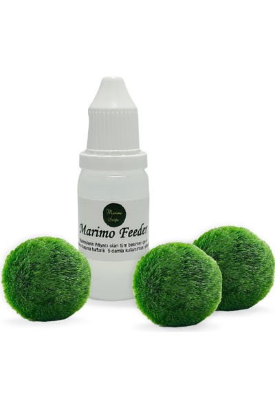 Marimo Scape 3 Adet Şans Getiren Marimo (2-3cm) + Marimo Feeder Marimo Scape 3 Adet Şans Getiren Marimo (2-3cm) + Marimo Feeder