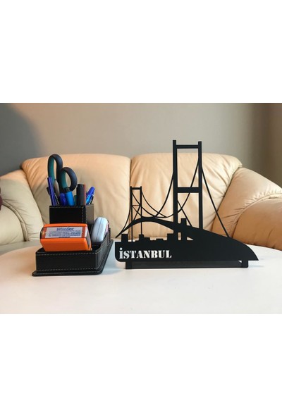WiseDec Istanbul Boğazı Metal Masa Üstü Biblo WiseDec Istanbul Boğazı Metal Masa Üstü Biblo