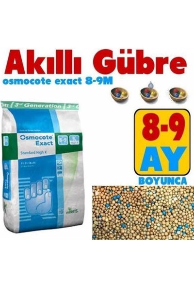 Osmocote Yavaş Salınımlı Aklıllı Gübre 500 gr 8-9 Aylık