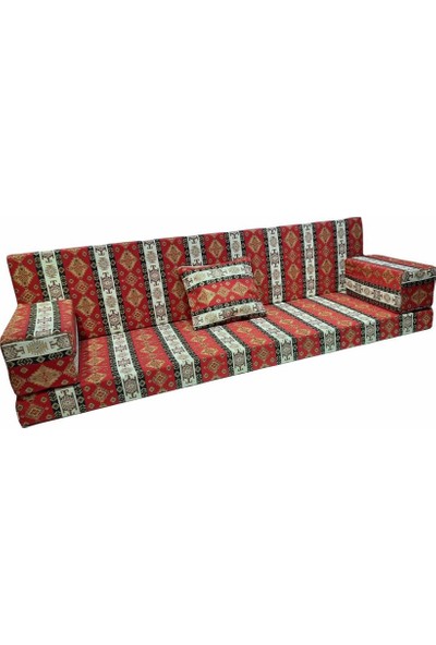 Bolvadin Şark Köşesi MTK406-112 Şark Köşesi Geleneksel Dörtlü Minder Takımı 120LİK