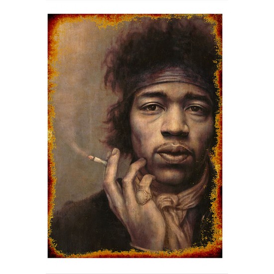 Tablomega Sigara Içen Jimi Hendrix Model Mdf Tablo Fiyatı